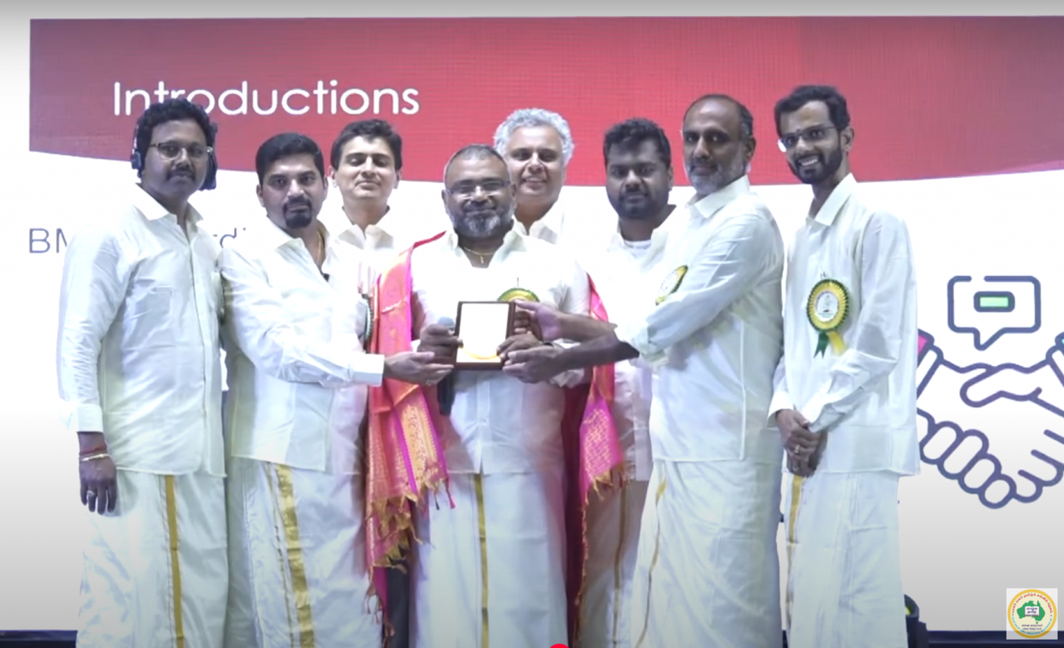 Balar Malar honoured Mr. John Vimalraj for his exceptional ...
